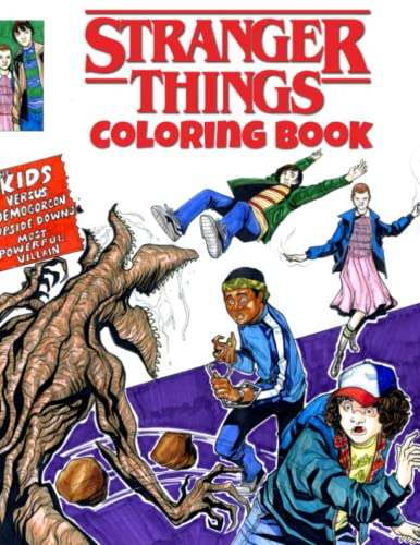 Stranger Coloring Book: OVER 100 Beautiful Coloring Pages For All Fans ...
