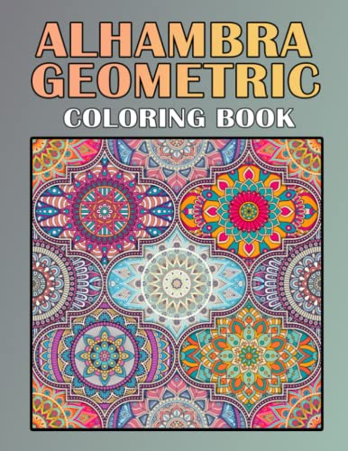 Alhambra Geometric Coloring Book Unique Shapes Collection Coloring Pages With Creative And