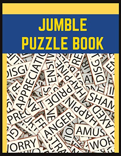 jumble Puzzle Book: Large Print Word Puzzles for Adults, Jumble Word ...