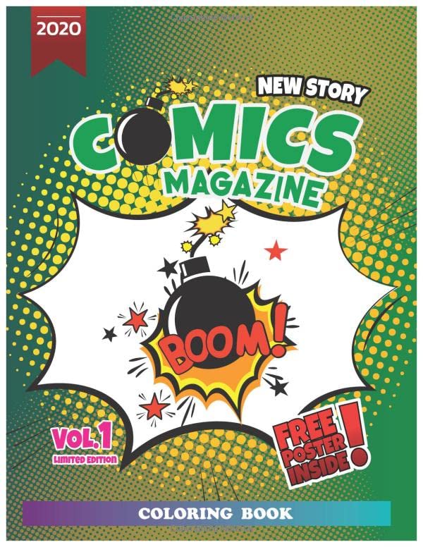 Blank Comic Book: Draw Your Own Comics - 120 Pages of Fun and ...