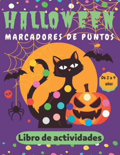 Halloween Marcadores de puntos Libro de actividades De 2 a 4 años ...