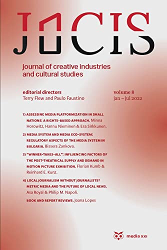 JOCIS - Journal of Creative Industries and Cultural Studies by Terry ...