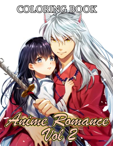 Anime Romance Vol 2 Coloring Book: Fabulous Coloring Pages With ...