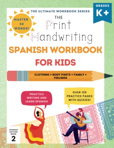 Learn-To-Write Workbook: Spanish Book 2: Bilingual Practice for Kids ...