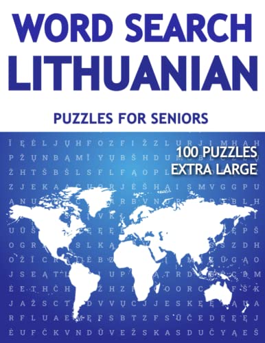 LITHUANIAN WORD SEARCH PUZZLES FOR SENIORS: Study Activity Workbook for ...