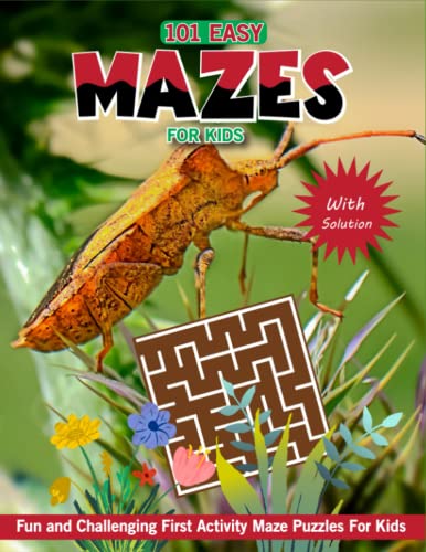 101 Easy Mazes For Kids: An Easy First Activity Maze Puzzles For Kids ...