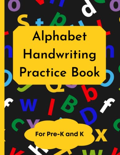 Alphabet Handwriting Practice Book/ Workbook/ Writing Book For Kids ...