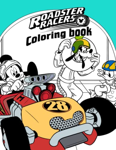 Roadster Racers Coloring Book: Roadster Racers Coloring Book Super ...