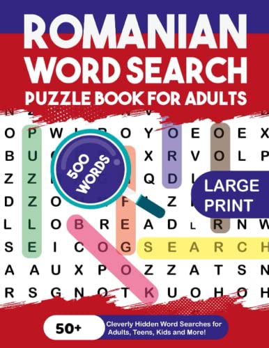 Romanian Word Search Puzzle Book fo Adults: Large Print for Adults in ...