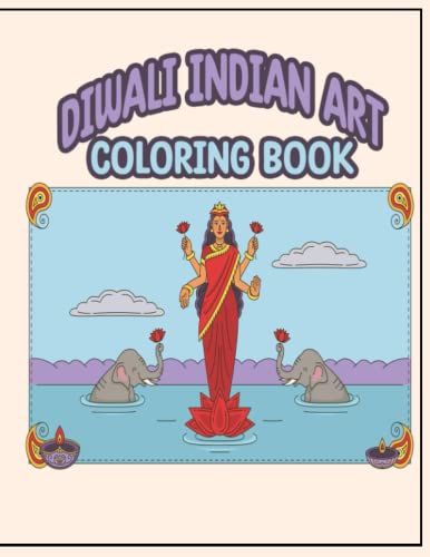 Diwali Indian Art Coloring Book: Diwali Festival by The Blue Heaven ...