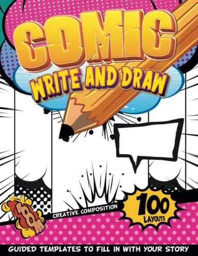 Comic Drawing For Beginners: Comic Strip Template with Speech Bubbles ...