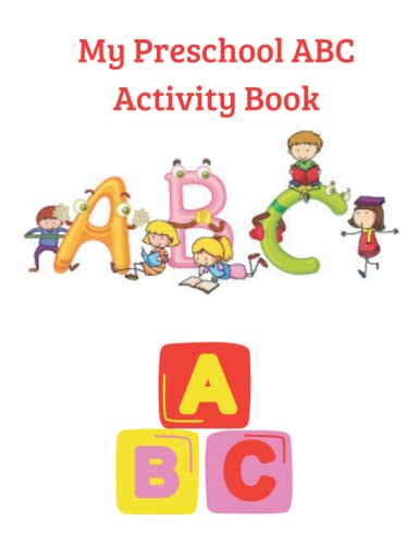 my christmas preschool abc Activity Book: alphabet Tracing, kids abc ...