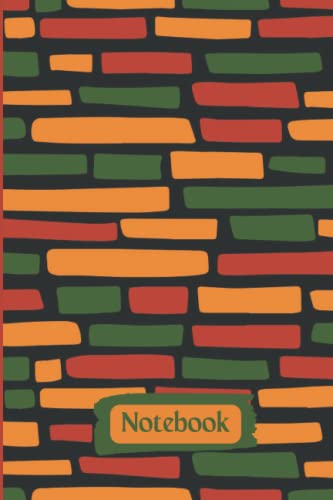 Seamless African Themed Brick Layered Notebook by Press The Ishu ...