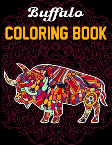 Buffalo Coloring Book: Fun and Creative Buffalo Coloring Pages for ...