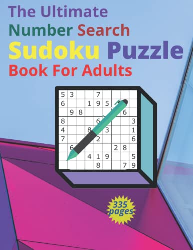 The Ultimate Number Search Puzzle Book: 1000+ Sudoku puzzles book for ...
