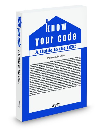 Know Your Code: A Guide to the OBC, 2010 ed. by Thomas Marcey | Goodreads
