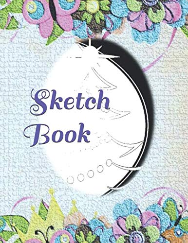 Sketch Book: Large Sketch Blank/Plain Notebook 8.5” x 11” 100 Pages For ...