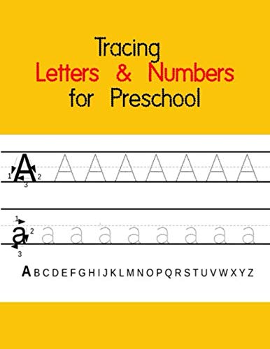 Tracing Letters and Numbers for Preschool: Workbook for Preschool ...