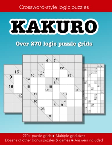 Kakuro logic puzzle grids: Education resources by Bounce Learning Kids ...