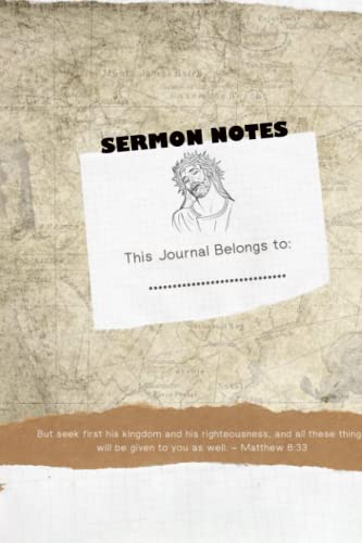 Sermon Notes Teens: A Motivating Worship Tool For Reflection, Recording ...