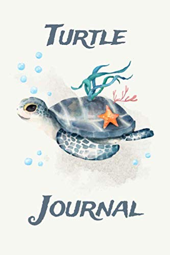 Turtle Journal: Cute Sea Turtle Journal Lined Notebook To Write In by ...