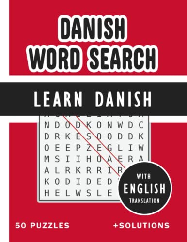 Learn Danish with Word Search Puzzles: Learn Danish words, Learn Danish ...