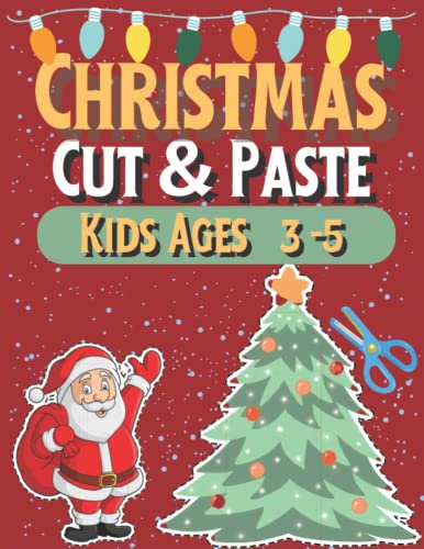 Christmas - Cut & Paste Skills Workbook - Starter Pack 8 Activity Game ...