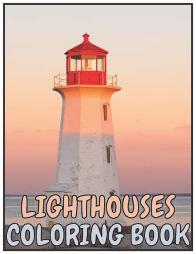Lighthouses Coloring Book: lighthouse color by number coloring book ...