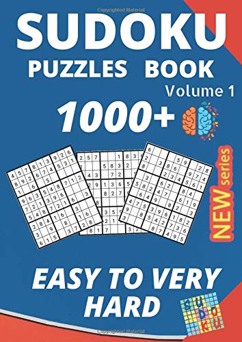 Sudoku Puzzles book Volume 1 1000+ Easy to Very Hard: 1000+ Sudoku ...