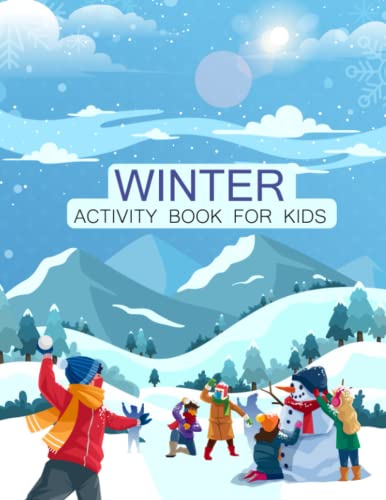 Winter Activity Book For Kids: Winter Coloring Book For Kids by Winter ...
