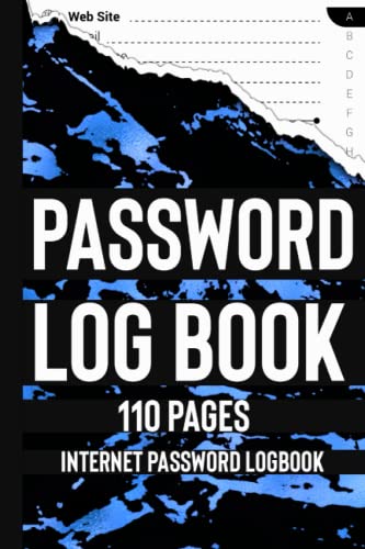 Password Log Book: A5 Size Internet Address & Password Log Book With ...