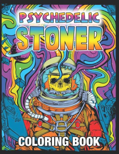 Psychedelic Coloring Book: 90s Cartoon Trippy Psychedelic Stoner 420 ...