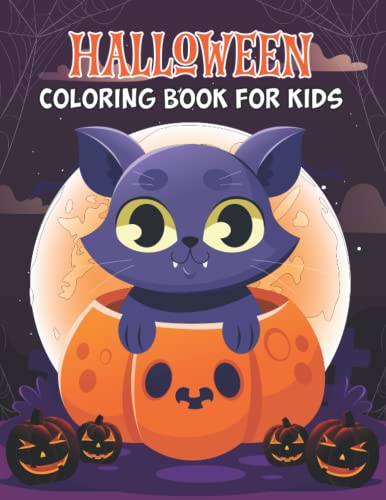 Halloween Coloring Book For Kids: Spooky Cute Halloween Coloring Book ...