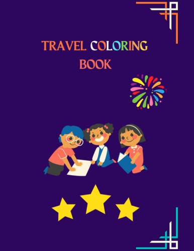 Travel Coloring Book: 31 Coloring Pages Of Countries and Known Places ...