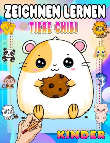 Tiere chibi zeichnen lernen kinder: Tier-Chibi-Zeichenbuch für Kinder ...