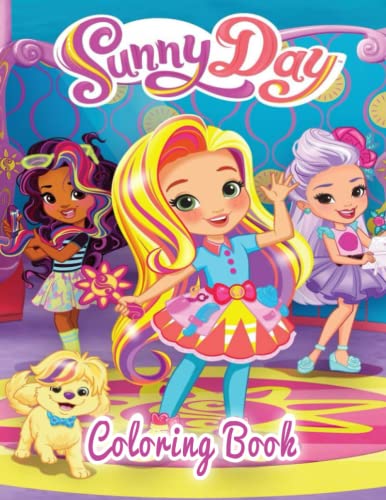 Sunny Day Coloring Book: Super Cute and Funny Coloring Book for kids ...