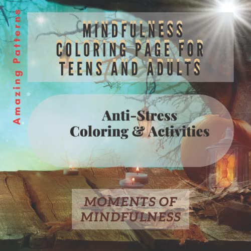 Mindfulness Coloring Page for Teens and Adults: Amazing Patterns ...