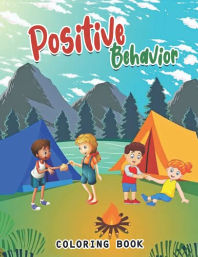 Positive Behavior Coloring Book: Collection Of Painting Pages For Kids ...