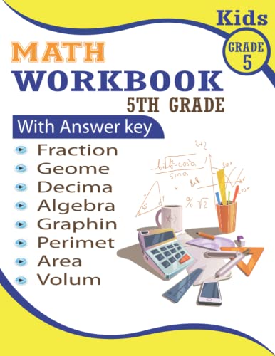 5th Grade Math Workbooks With Answer Key: Grade 5 Math Workbook All ...