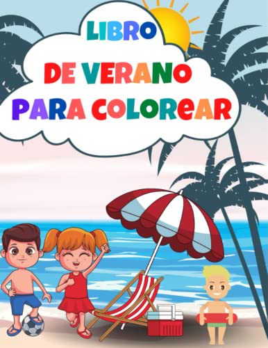 Libro de Verano Para Colorear: Libro de Colorear de Verano Para Niñas ...