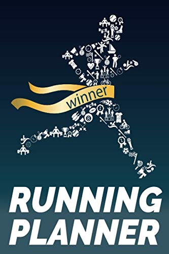 Running Planner Winner Athlete | Runners Daily Log Book | Track Your ...