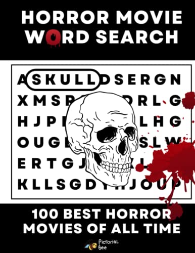 Horror Movies Word Search: 100 Scariest Films - 1000 Words Themed ...