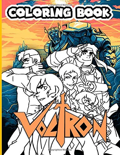Voltron Coloring Book: Voltron Featuring Enchanting Coloring Books For ...
