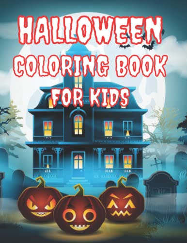 Halloween Coloring Book for Kids: Relaxing Coloring Pages Collection of ...