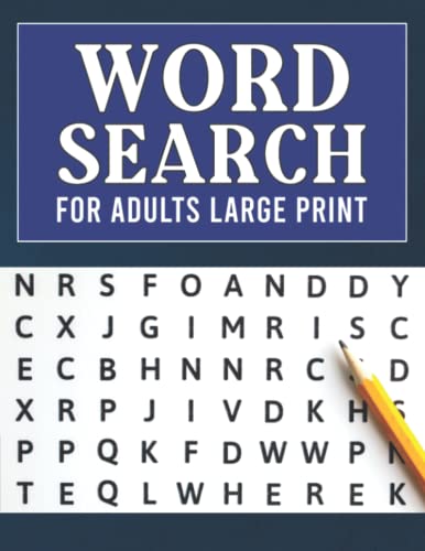 Word Search For Adults Large Print: Keep Your Brain Active by Using ...