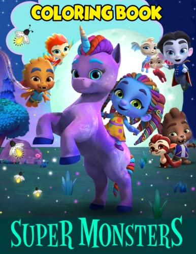 Supēɾ Mōnstēɾs Coloring Book: Cool Coloring Book With Lots Of Supēɾ ...