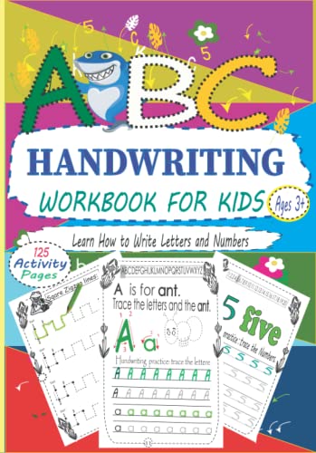 ABC Handwriting workbook for kids: Preschool Writing Workbook with ...