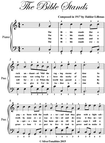 Bible Stands Easy Piano Sheet Music by Haldor Lillenas | Goodreads