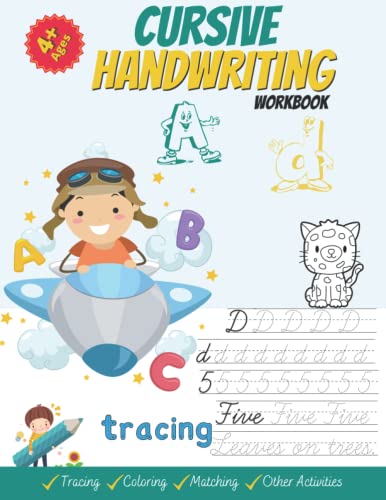 Cursive Tracing Workbook For 2nd 3rd 4th And 5th Graders: The Complete ...