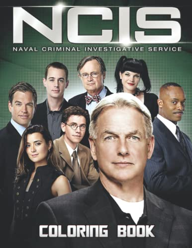 Ncis Coloring Book: Excellent With Easy Adults Books A by Andrea ...